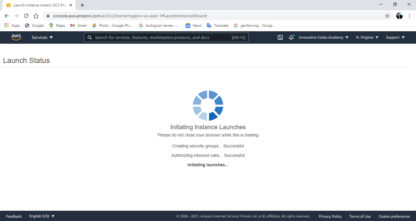 How To Create Linux 2 Instance In Aws Cloud Virtual System Innovative Codes Academy