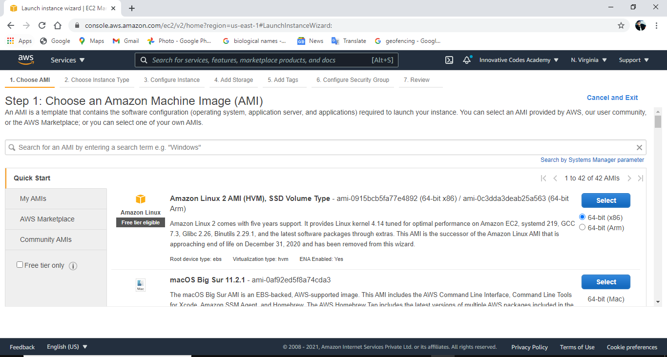 How To Create Linux 2 Instance In Aws Cloud Virtual System Innovative Codes Academy