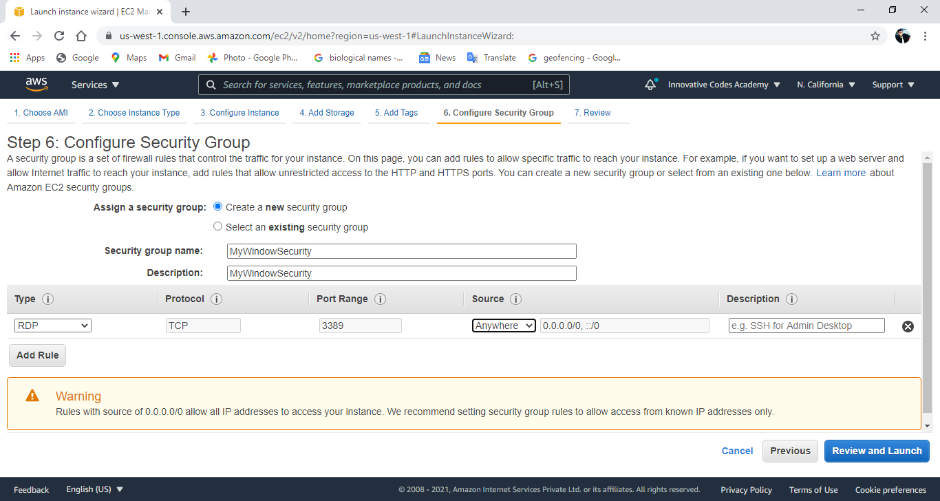 How To Create Windows Instance In Aws Cloud Innovative Codes Academy