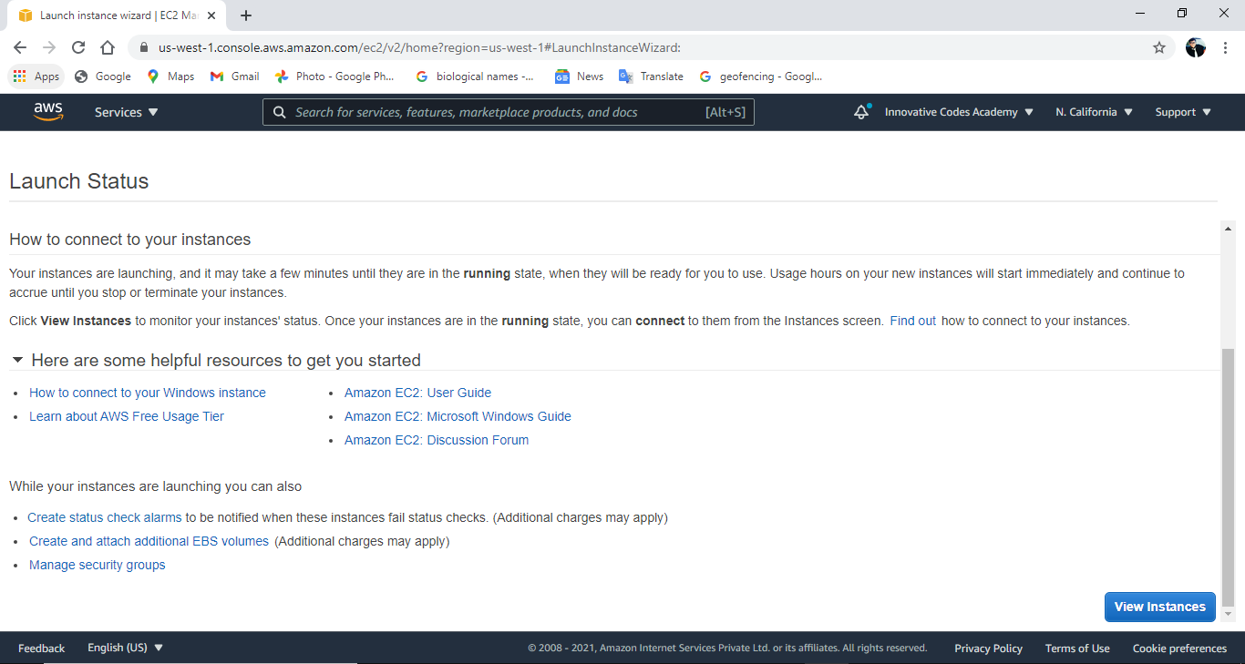 How To Create Windows Instance In Aws Cloud Innovative Codes Academy