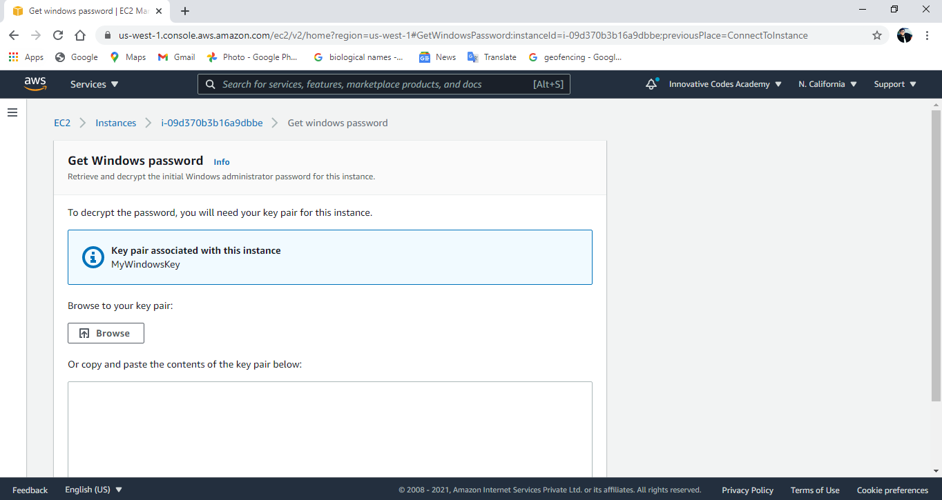 How To Create Windows Instance In Aws Cloud Innovative Codes Academy