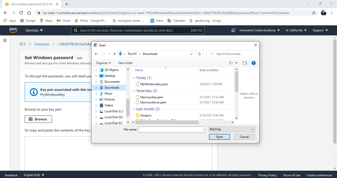How To Create Windows Instance In Aws Cloud Innovative Codes Academy