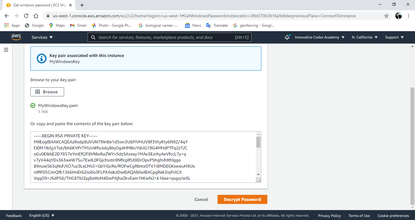 How To Create Windows Instance In Aws Cloud Innovative Codes Academy